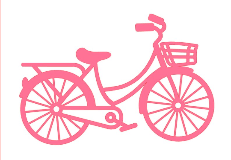 Beach Cruiser Bike Decal Bicycle Sticker Yeti Tumblers Cup - Etsy