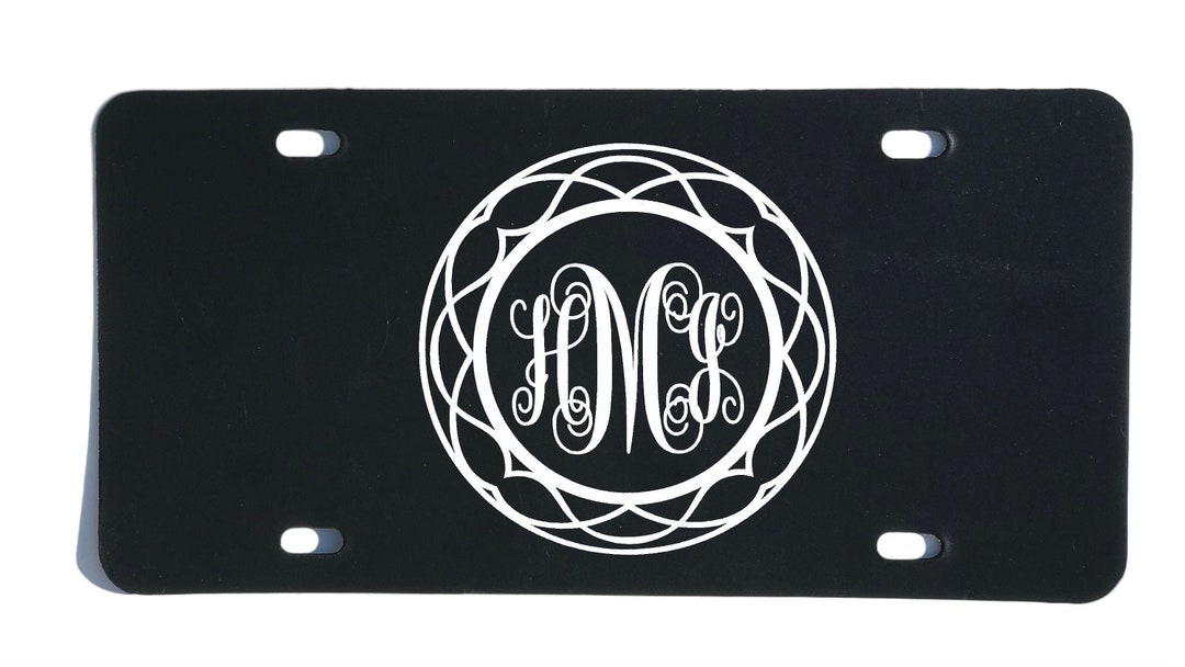 Personalized Vanity Plate, Monogrammed Front License Plate, Auto ...