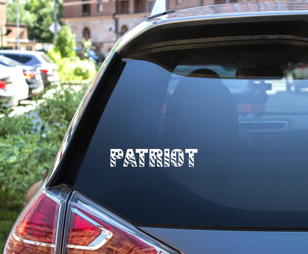 Patriot Vinyl Decal Stars and Stripes Truck Decal Car - Etsy