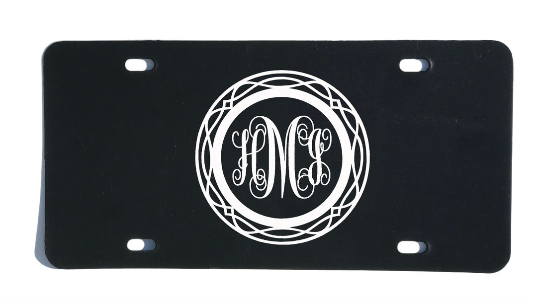 Personalized Vanity Plate, Monogrammed Front License Plate, Auto ...