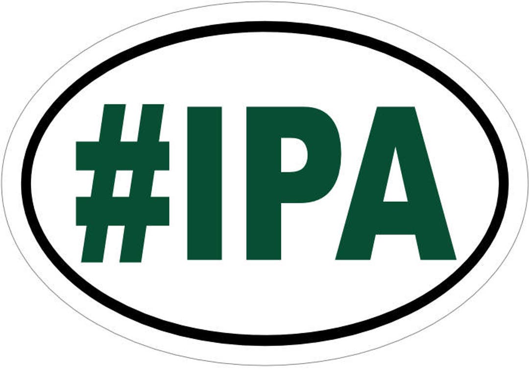 IPA Beer Vinyl Decal Sticker - Great for Truck Car Bumper or Tumbler ...