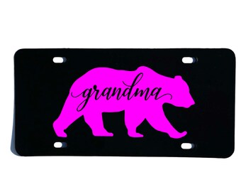 Grandma License Plate - Etsy