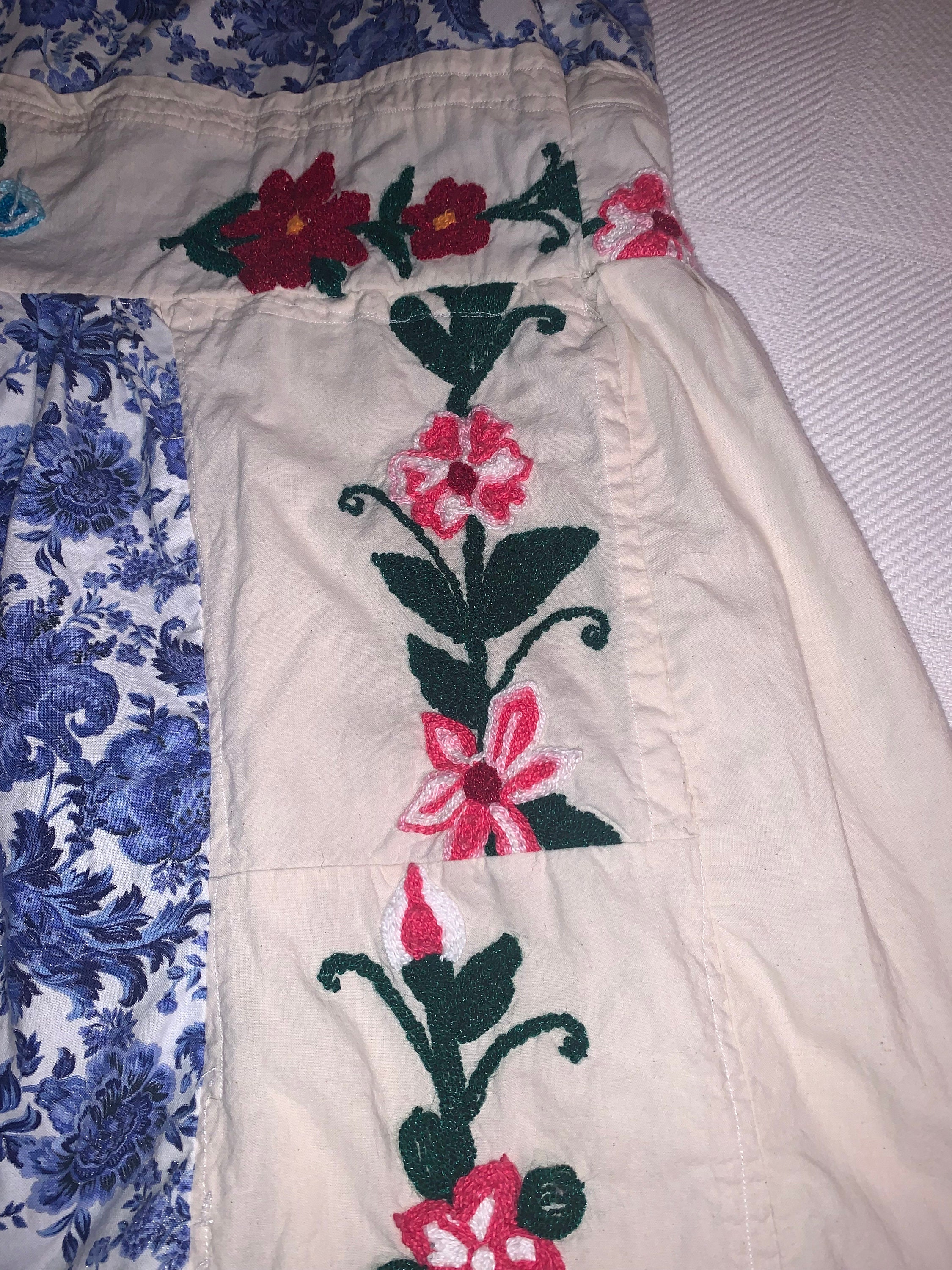 Handmade and Hand Embroidered Vintage Folk Dress - Etsy