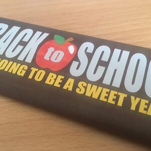 DIGITAL Back to School Candy Bar Wrapper 4 Sizes Included Instant ...
