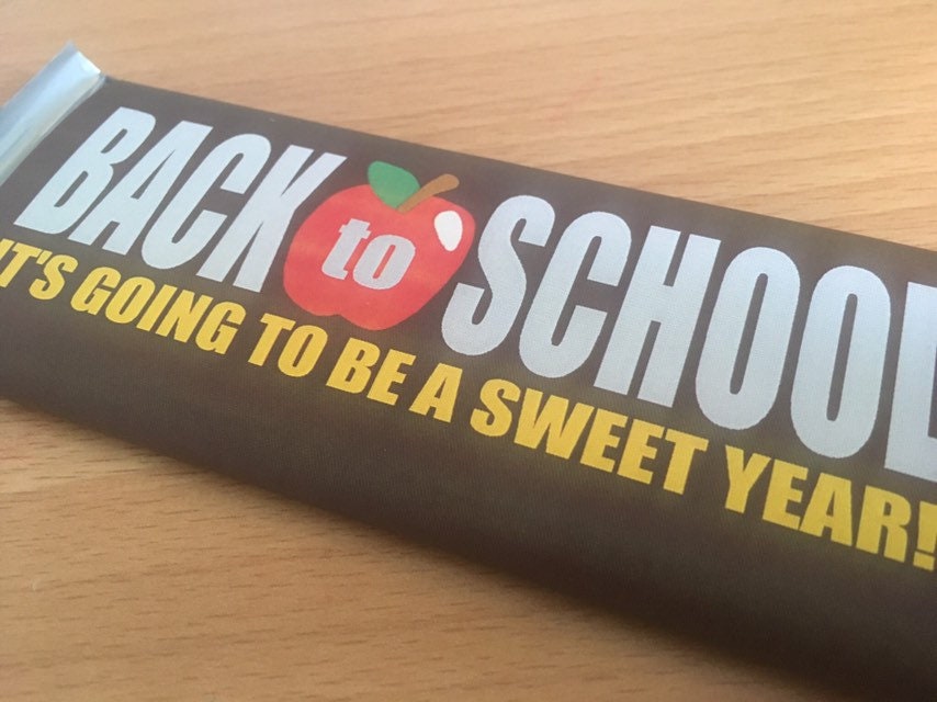 DIGITAL Back to School Candy Bar Wrapper 4 Sizes Included Instant ...
