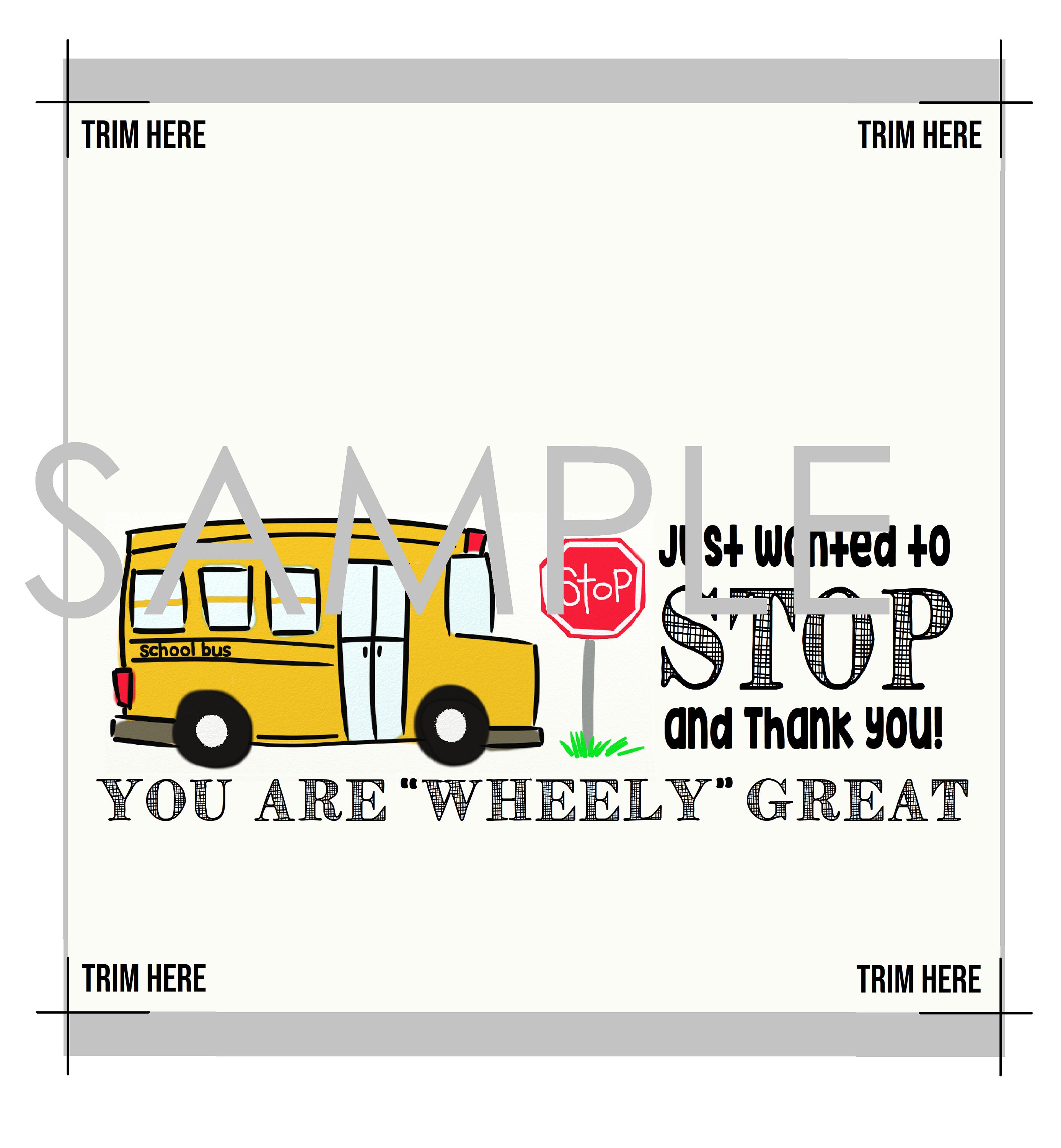 DIGITAL School Bus Candy Bar Wrapper Instant Download Pdf File | Etsy