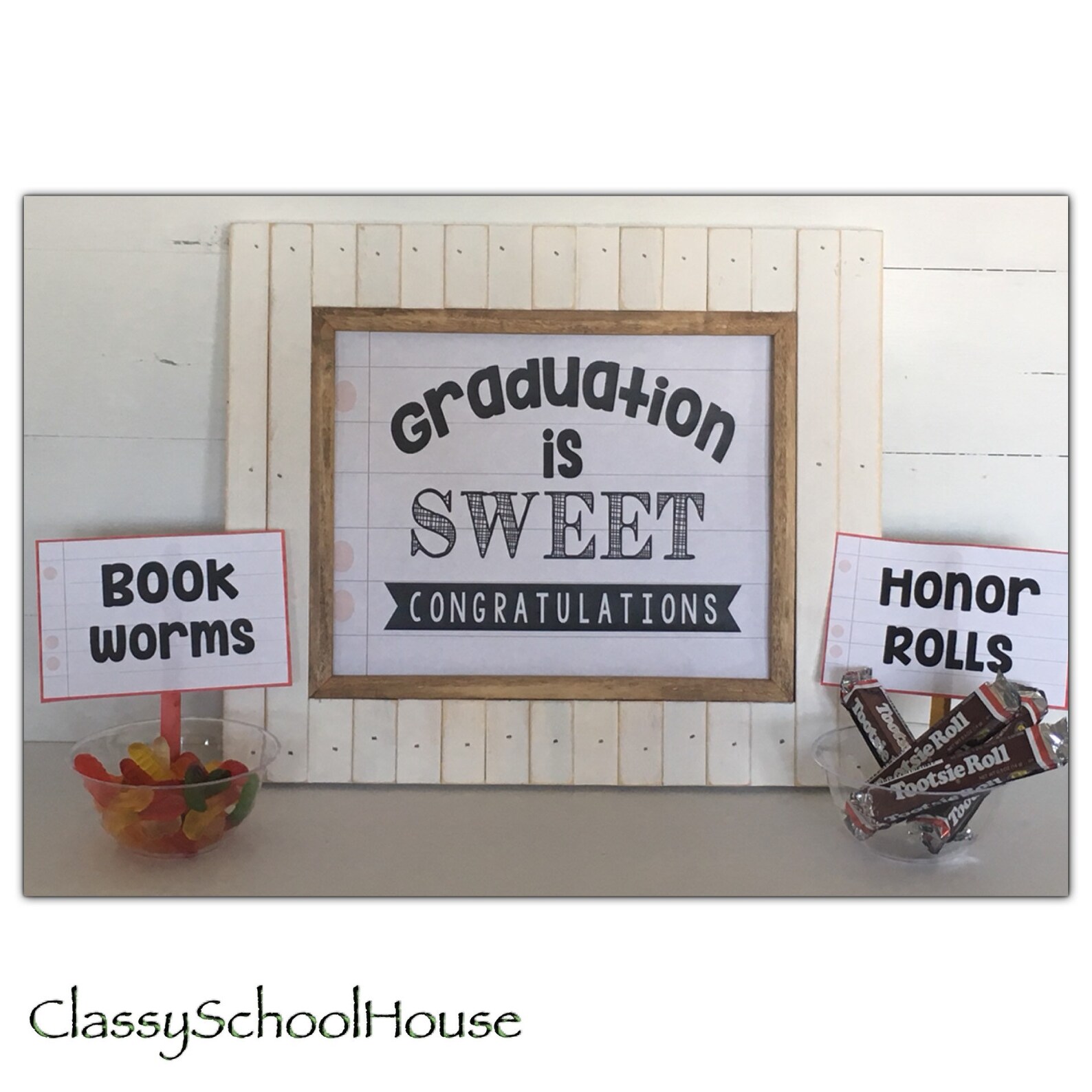 DIGITAL Graduation Sweet Treats Set of 22 Signs PDF Instant Downloads ...