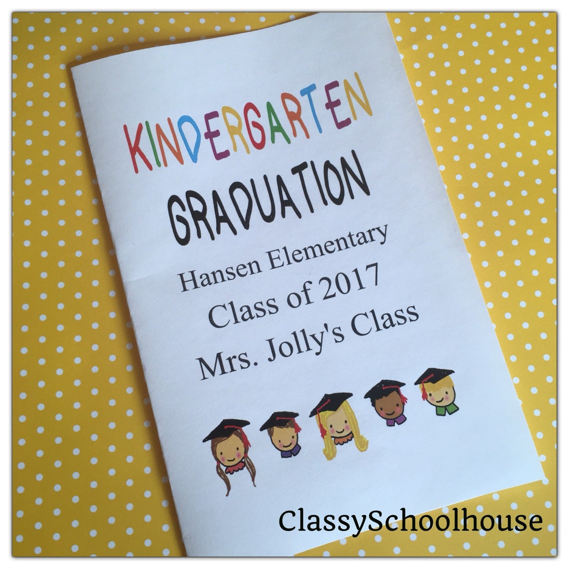 DIGITAL Editable Kindergarten Graduation Set Diplomas Banner - Etsy