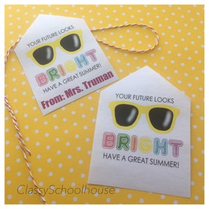 DIGITAL Teacher Student Appreciation Gift Tag DIY EDITABLE Instant ...