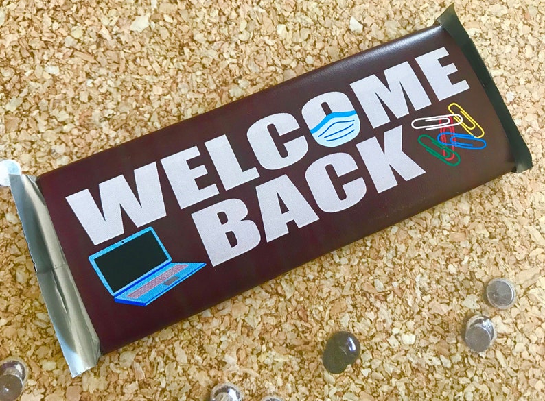 PRINTABLE Welcome Back to the Office Hershey Bar Wrapper 4 | Etsy
