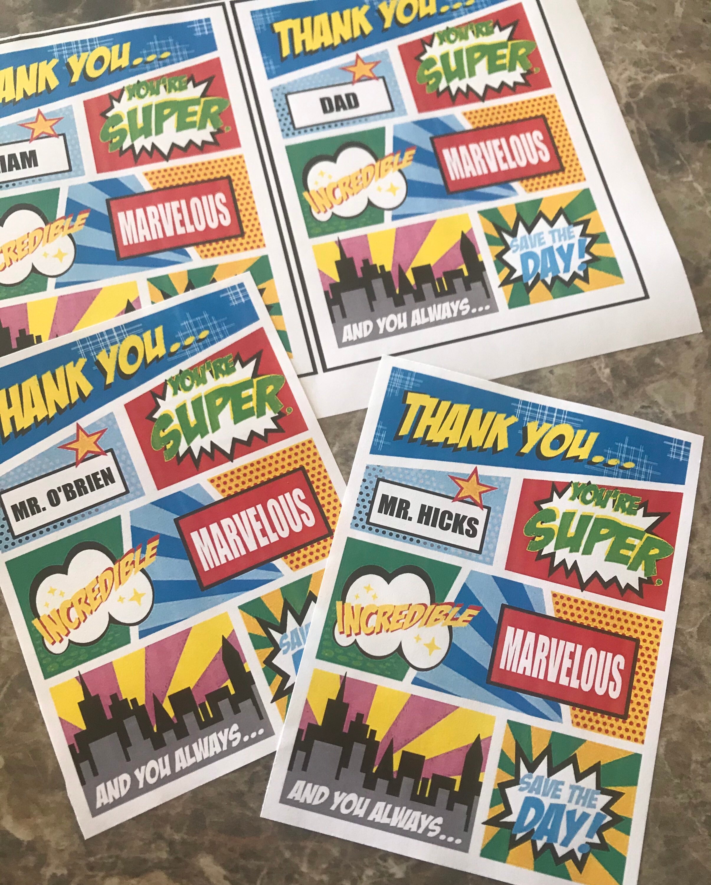 Printable DIGITAL Appreciation Tag Teacher Staff Student | Etsy