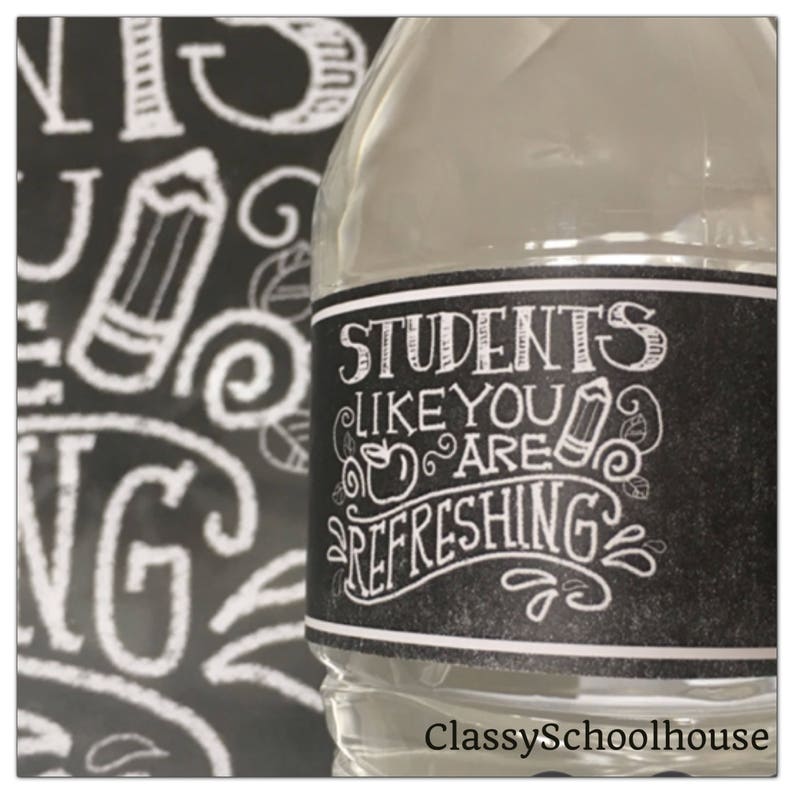 DIGITAL Students Like You Are Refreshing Chalkboard Look Sign - Etsy