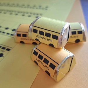 DIGITAL School Bus Wrappers Labels for Hershey Nuggets Instant Download ...