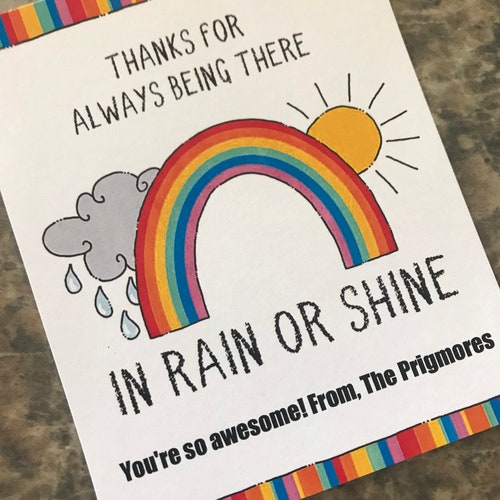 Teacher Appreciation Printable Tag Teacher Rainbow Tags - Etsy