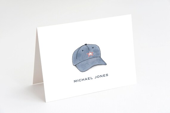 Social Stationery Notecard Set. Personalized Folded | Etsy