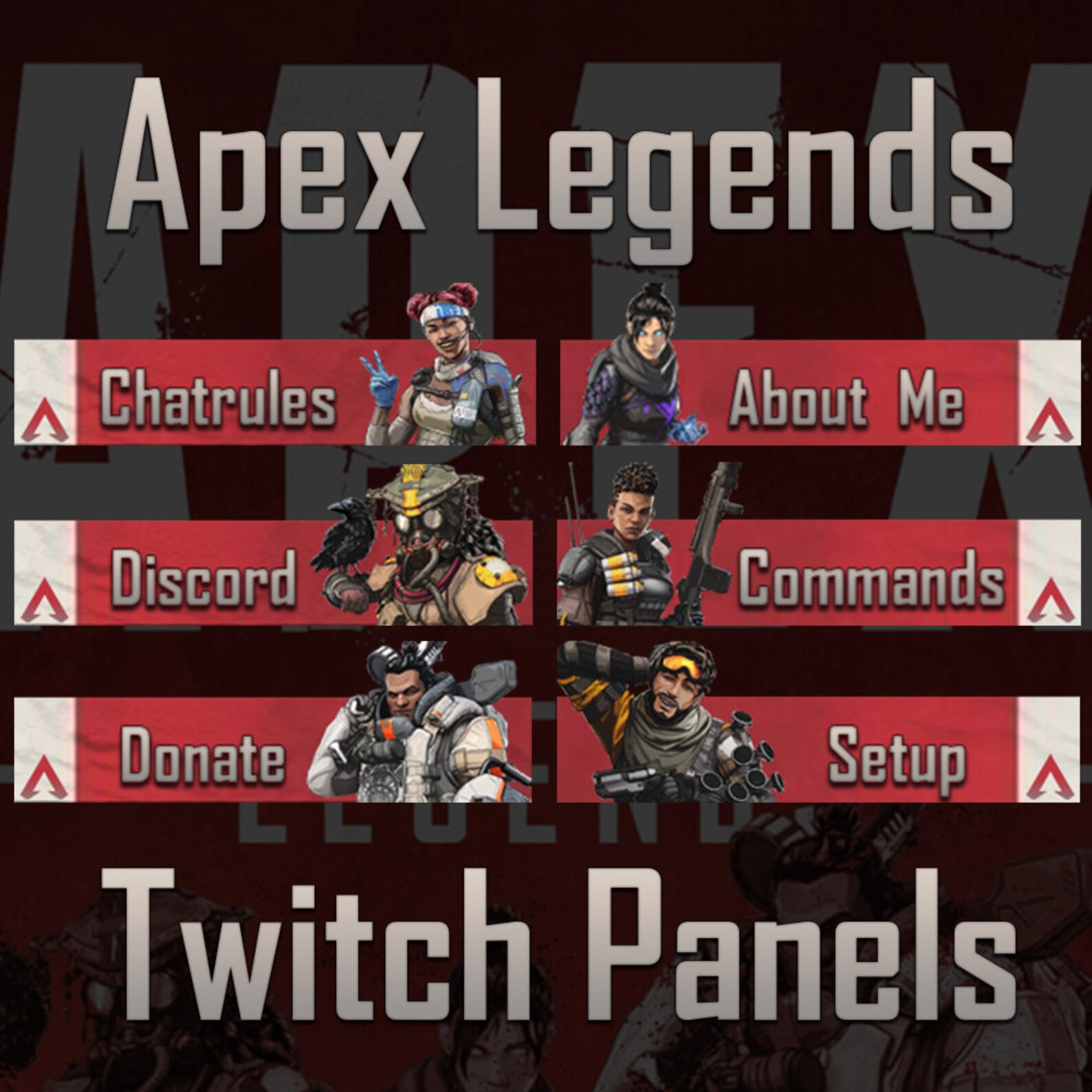 Apex Legends Twitch Panels - Etsy