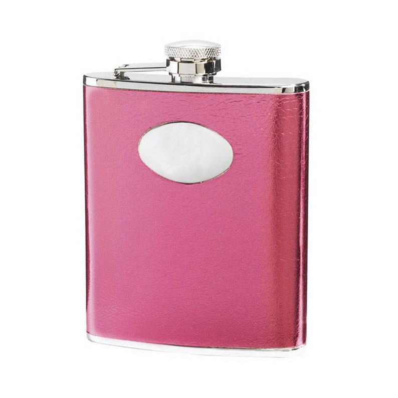 Personalized Flask for Women 6oz Hot Pink Stainless Steel Hip - Etsy