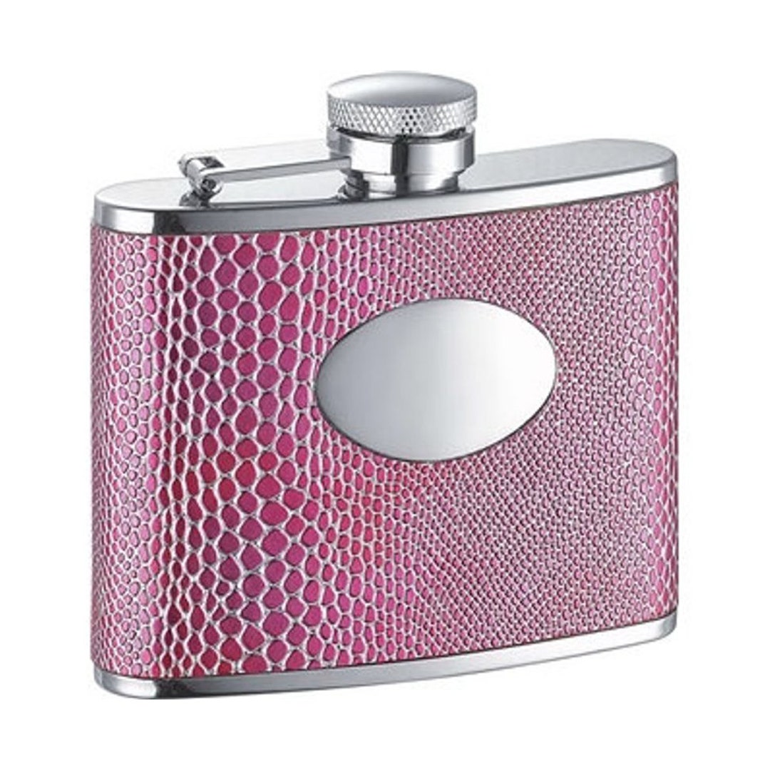 Personalized Flask For women, 4oz Pink Stainless Steel Hip Flask, Bride ...