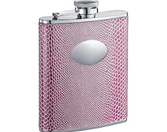 Personalized Flask for Women 6oz Light Pink Stainless Steel | Etsy