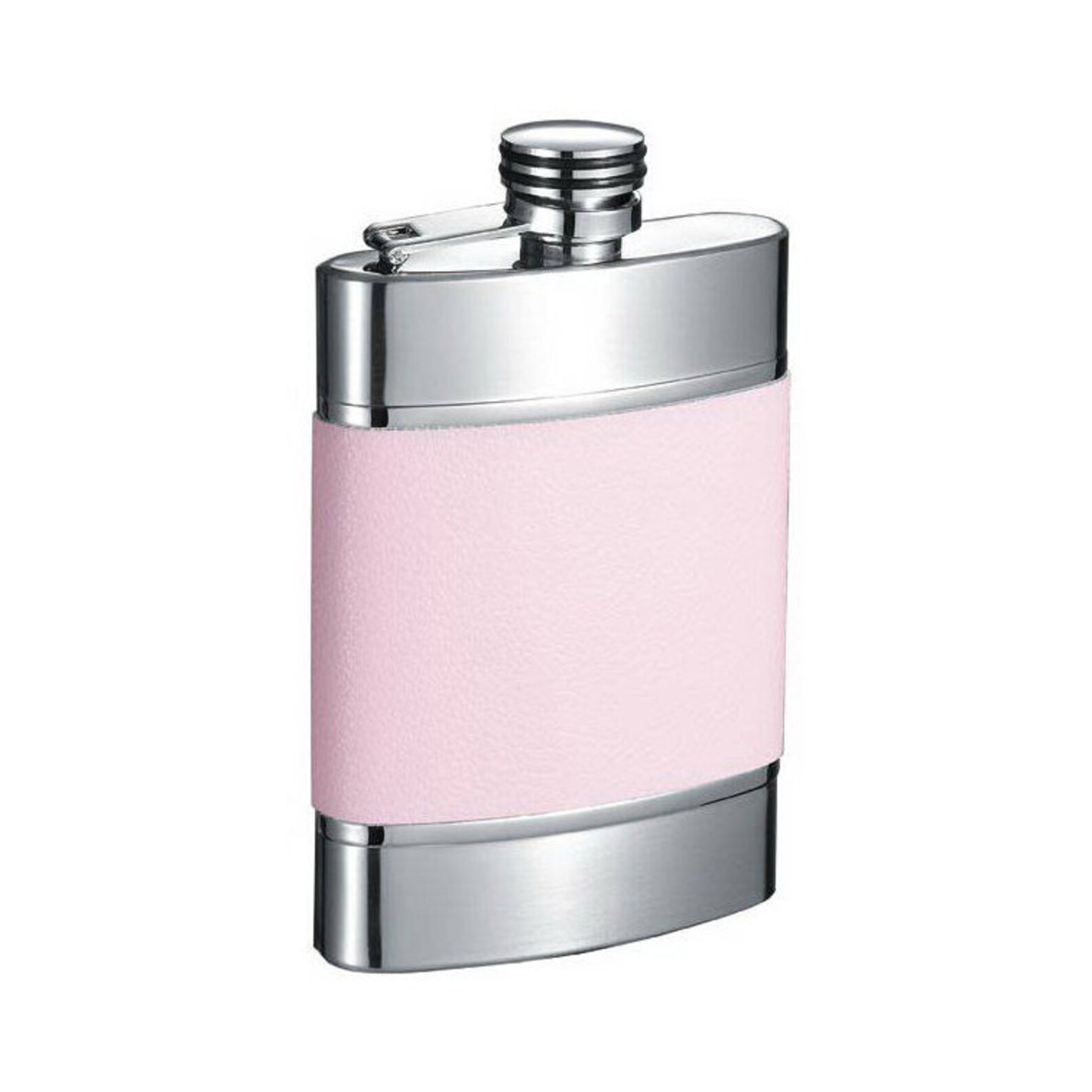 Personalized Flask for Women 6oz Pink and Burshed Stainless - Etsy