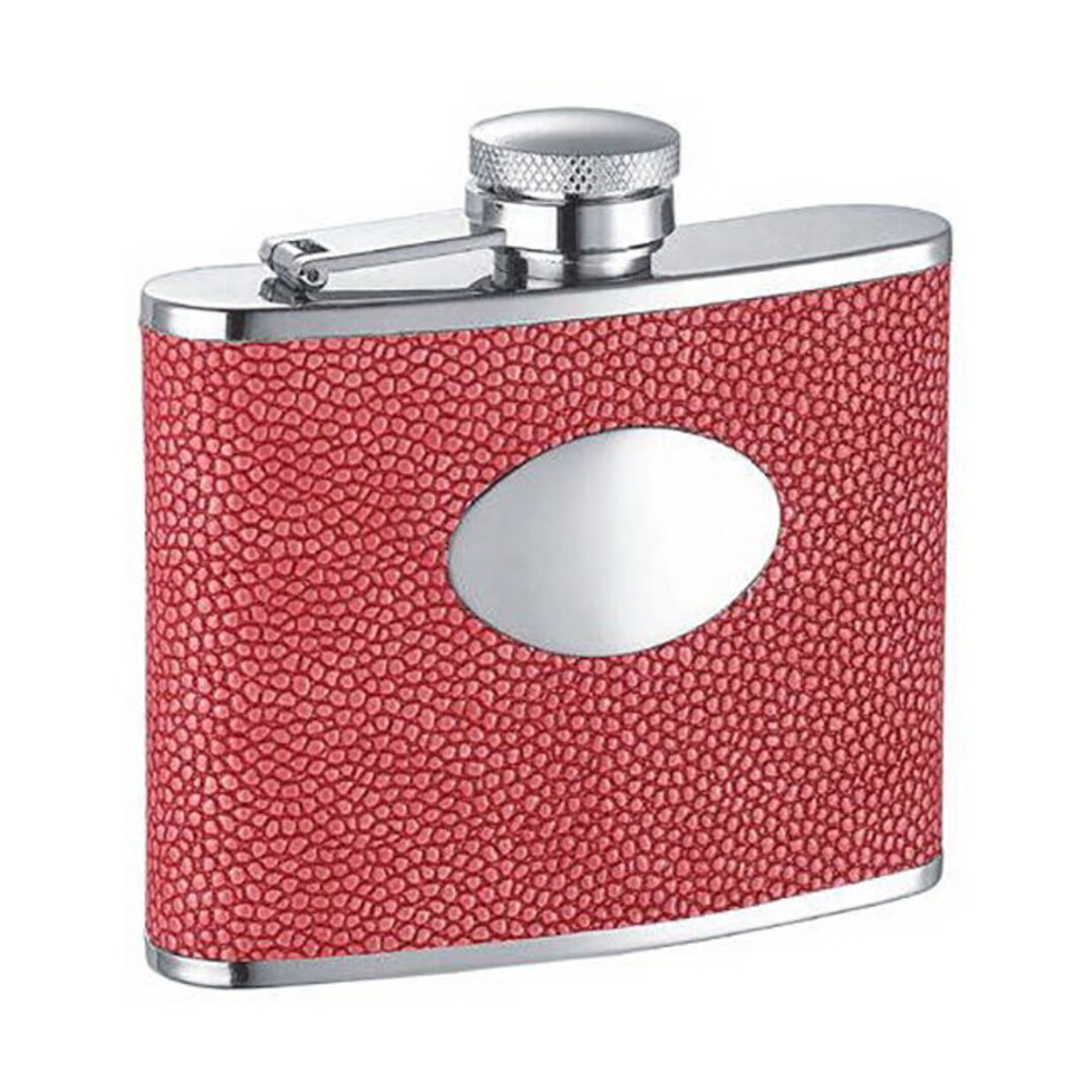 Personalized Flask for Women, 4oz Hot Pink Stainless Steel Hip Flask ...