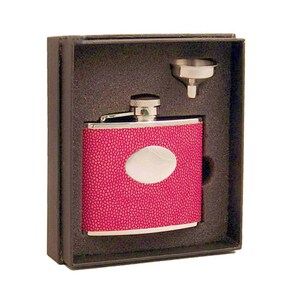 Personalized Flask for Women, 4oz Hot Pink Stainless Steel Hip Flask ...