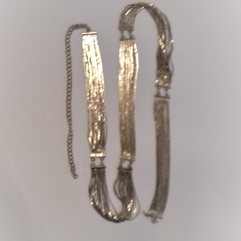 Metal Mesh Necklace - Etsy