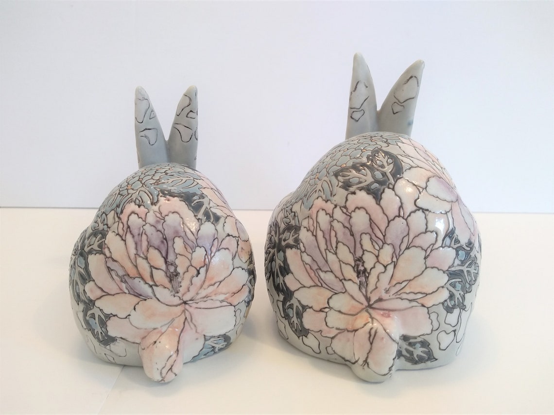 6 Antique Vintage Japanese Rabbits Antique Japan - Etsy Canada
