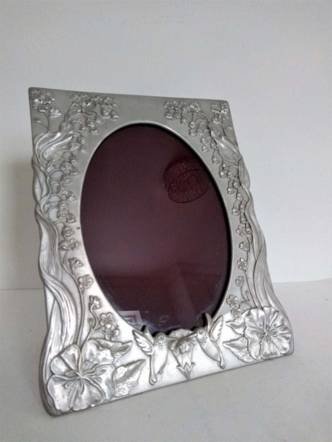 1994 8.5 Vintage Ocean Art Pewter Frame Vintage Pewter Ocean Art Pewter ...