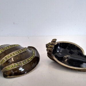 Sea Shell Trinket Box Enamel Shell Trinket Box Jewelry Box - Etsy Canada