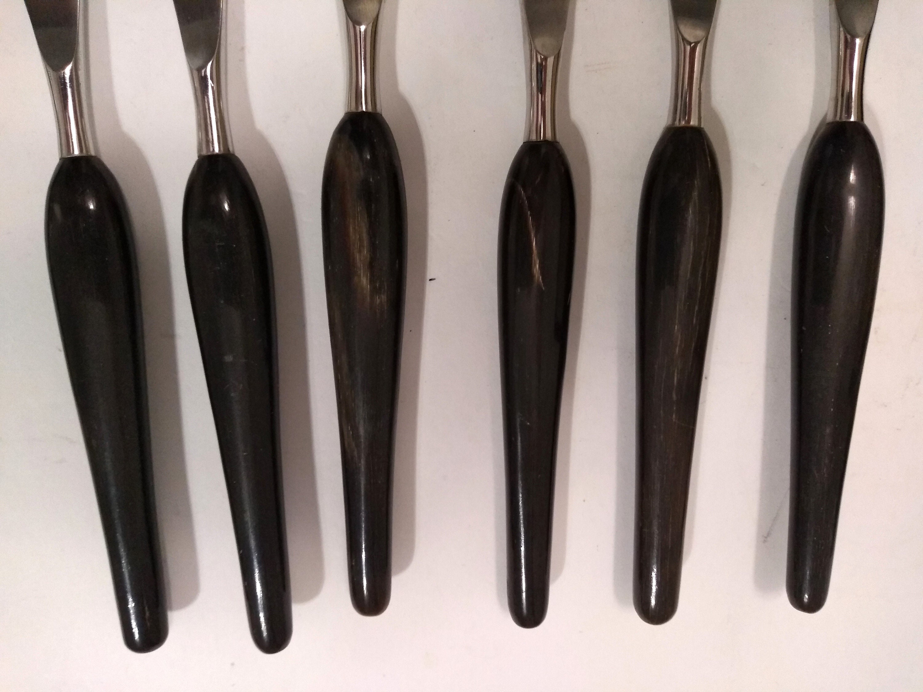 6 Vintage Solingen Knives in Original Box | Peaso Stainless Solingen ...