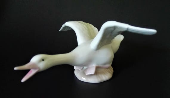 Vintage Goose Figurine Goose Figurine German Austrian | Etsy