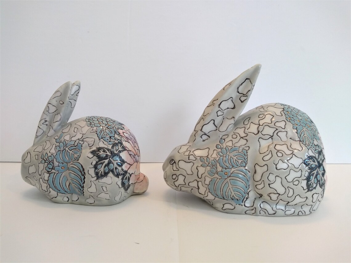 6 Antique Vintage Japanese Rabbits Antique Japan - Etsy Canada