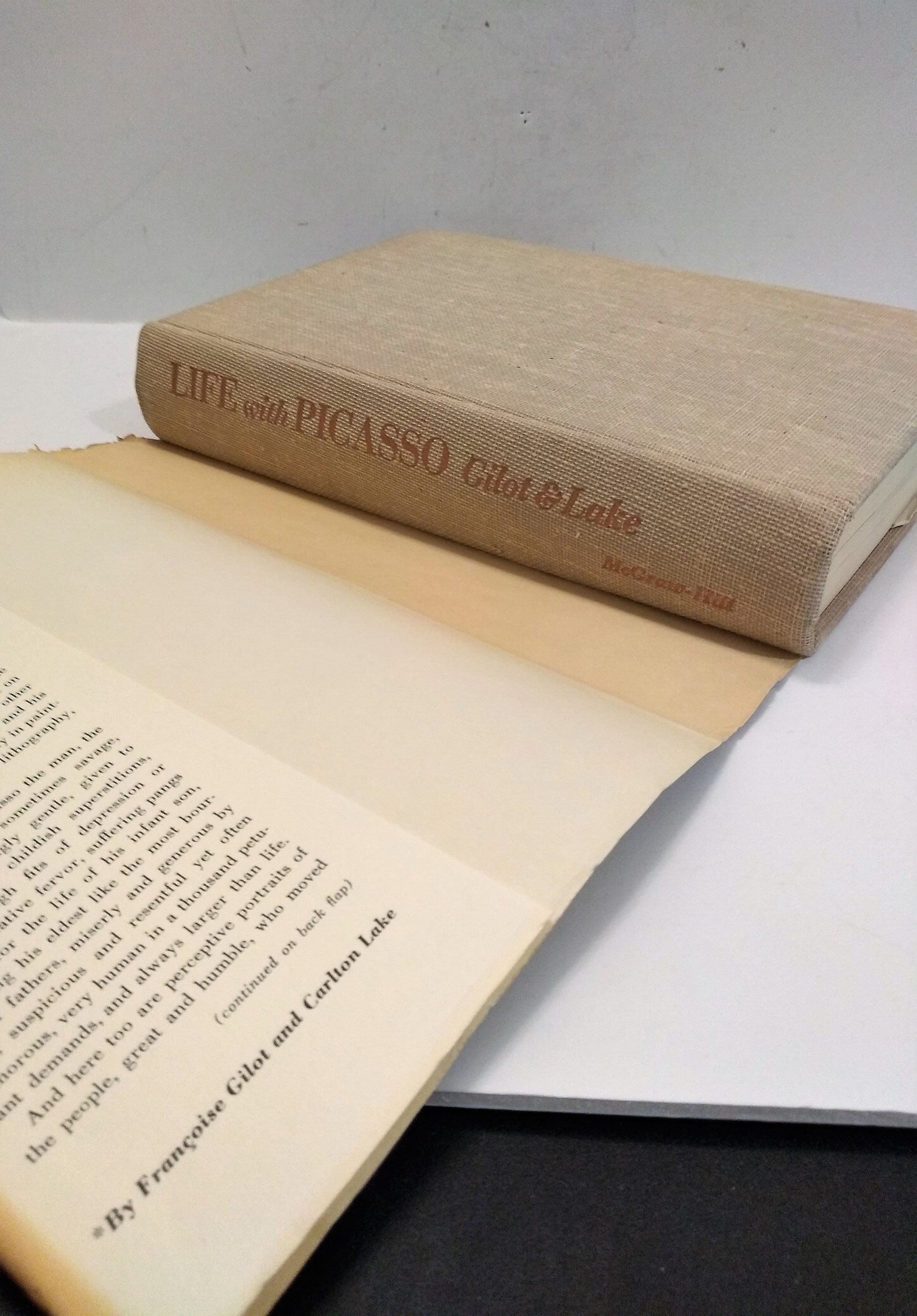 1964 Life With Picasso | Life With Picasso by Francoise Gilot Hardcover ...