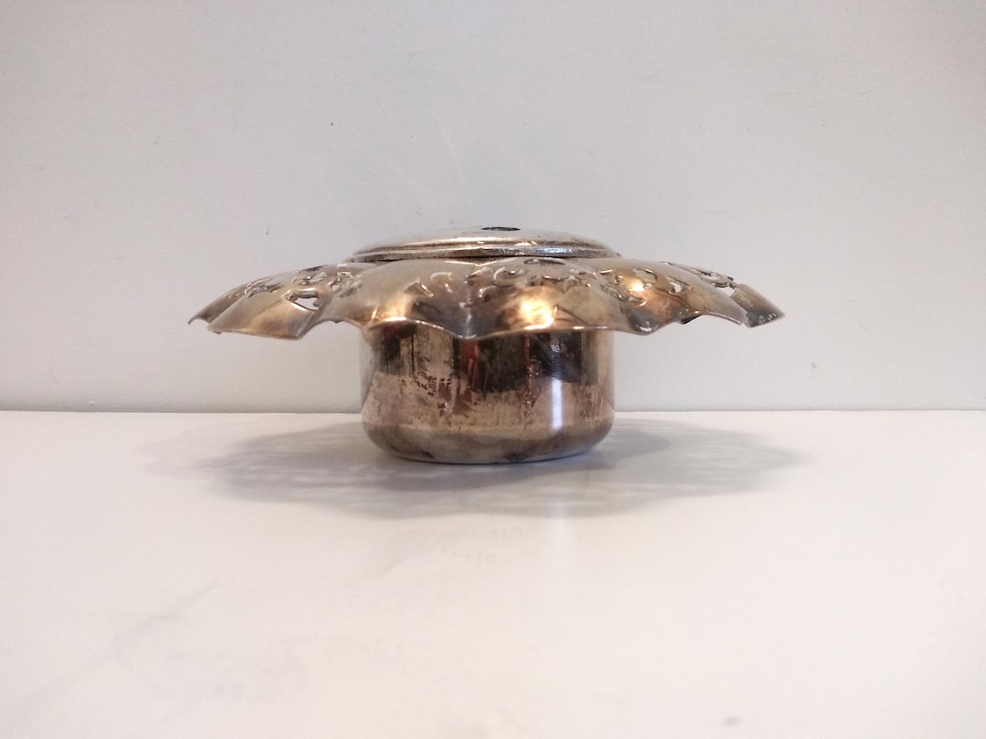 6" Vintage Silver Plate Frog Vase | Vintage Frog Vase | Frog Vase - Etsy