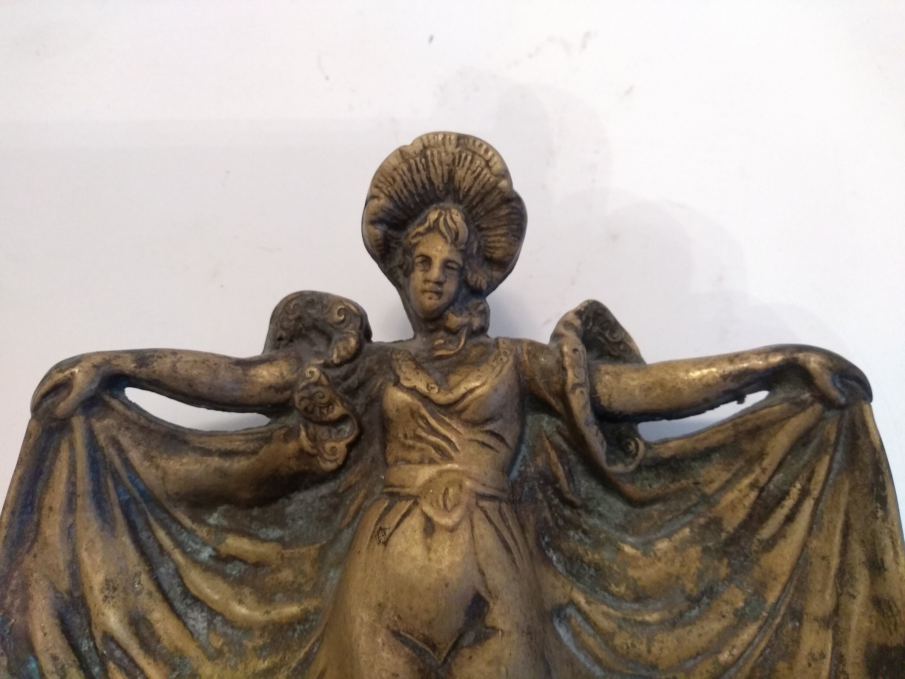 6.7 Antique Brass Art Nouveau Ash Tray Antique 1920s - Etsy