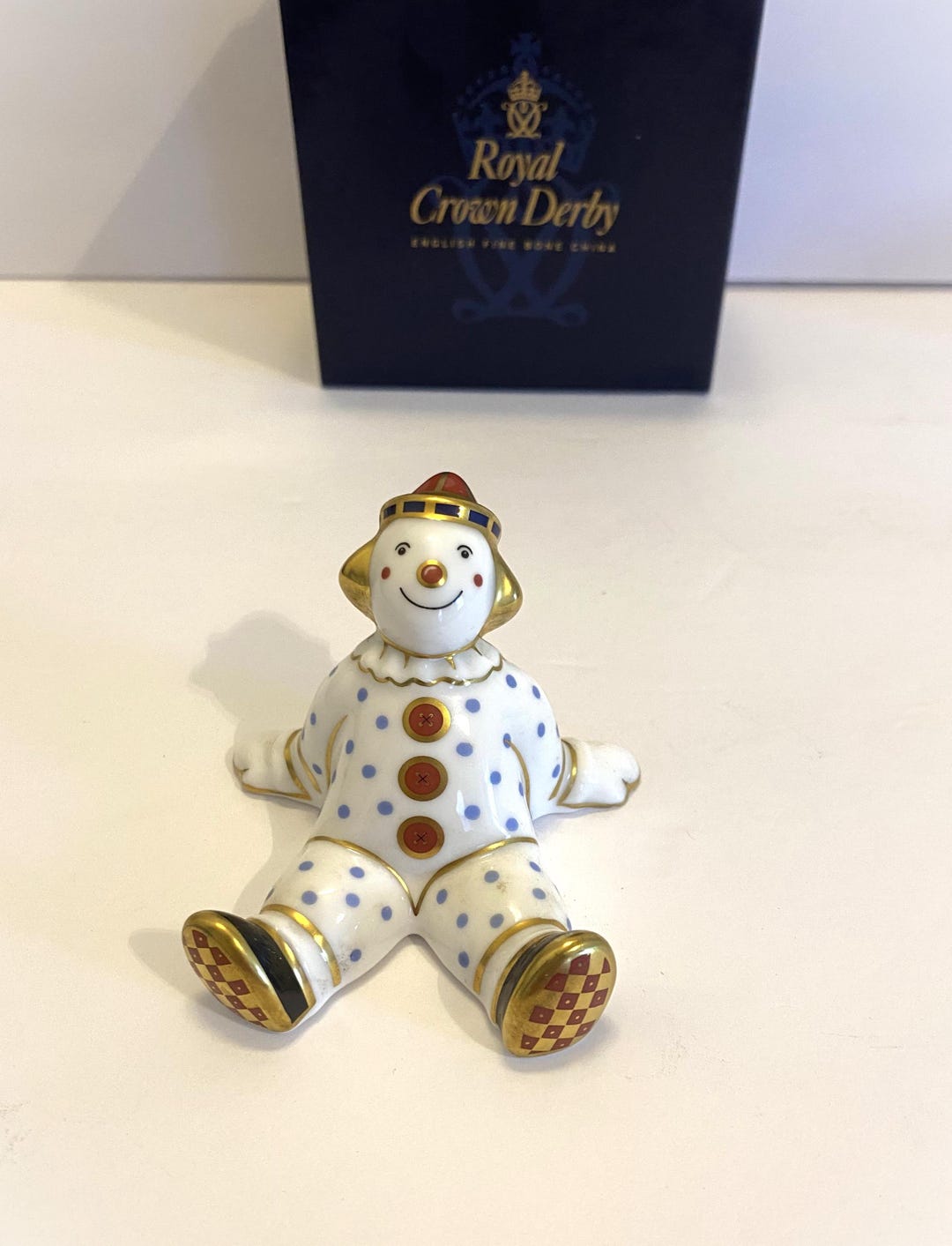 Royal Crown Derby Clown | Royal Crown Derby Spotty Clown | Treasures of ...