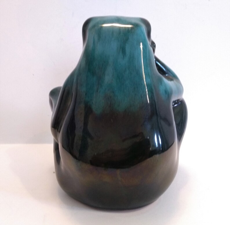 7 Vintage Blue Mountain Pottery Frog Large Blue - Etsy