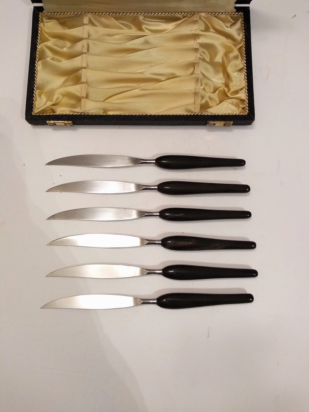6 Vintage Solingen Knives in Original Box | Peaso Stainless Solingen ...