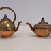 Vintage Brass Miniature Tea Pots | Brass Miniatures | Brass Doll House ...