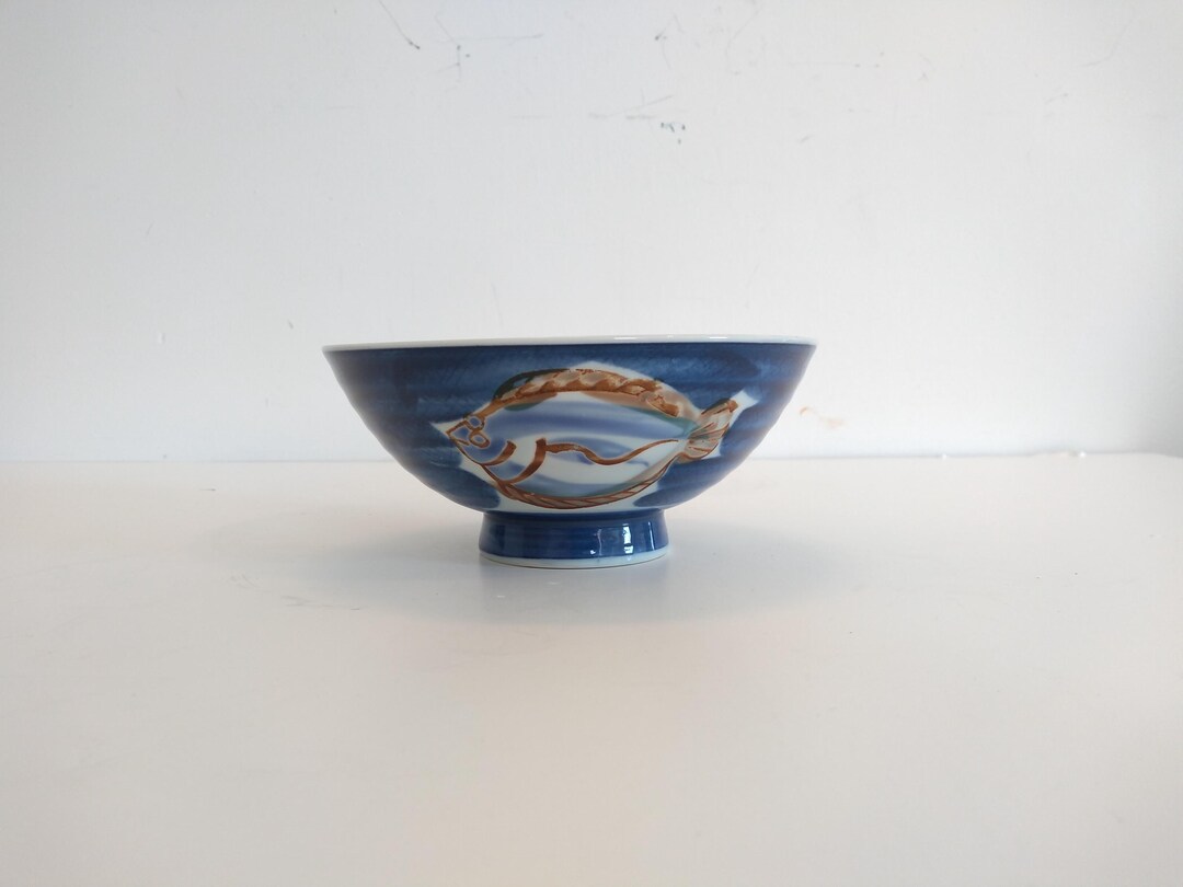 5.5 Japanese Ceramic Rice Bowl | Signed Japanese Rice Bowl | Japan ...