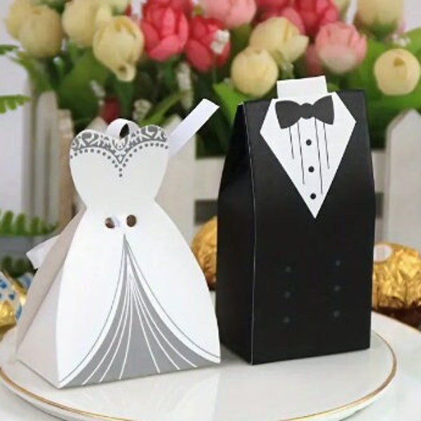 Bride and Groom Candy Box - Etsy