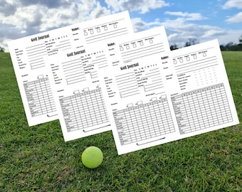 Golf Score Card Printable Download JPG/PNG/PDF Golf Records Golf Log ...