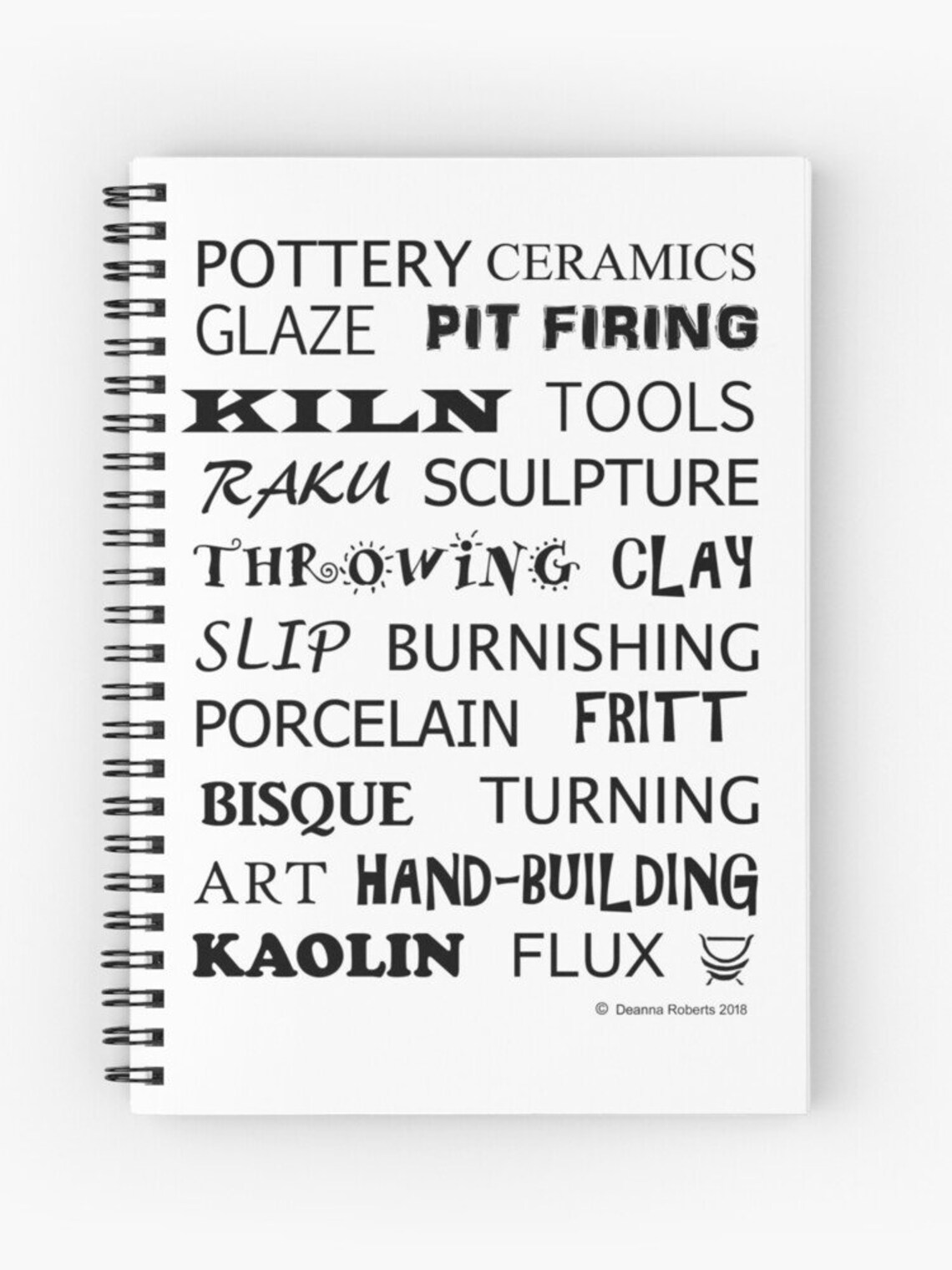 Choose Your Media - DIGITAL DOWNLOAD A3 Pottery Glossary Black, White ...