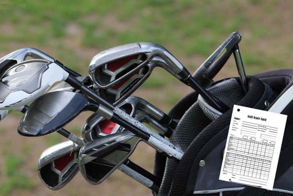 Golf Score Card Printable Download JPG/PNG/PDF Golf Records Golf Log ...