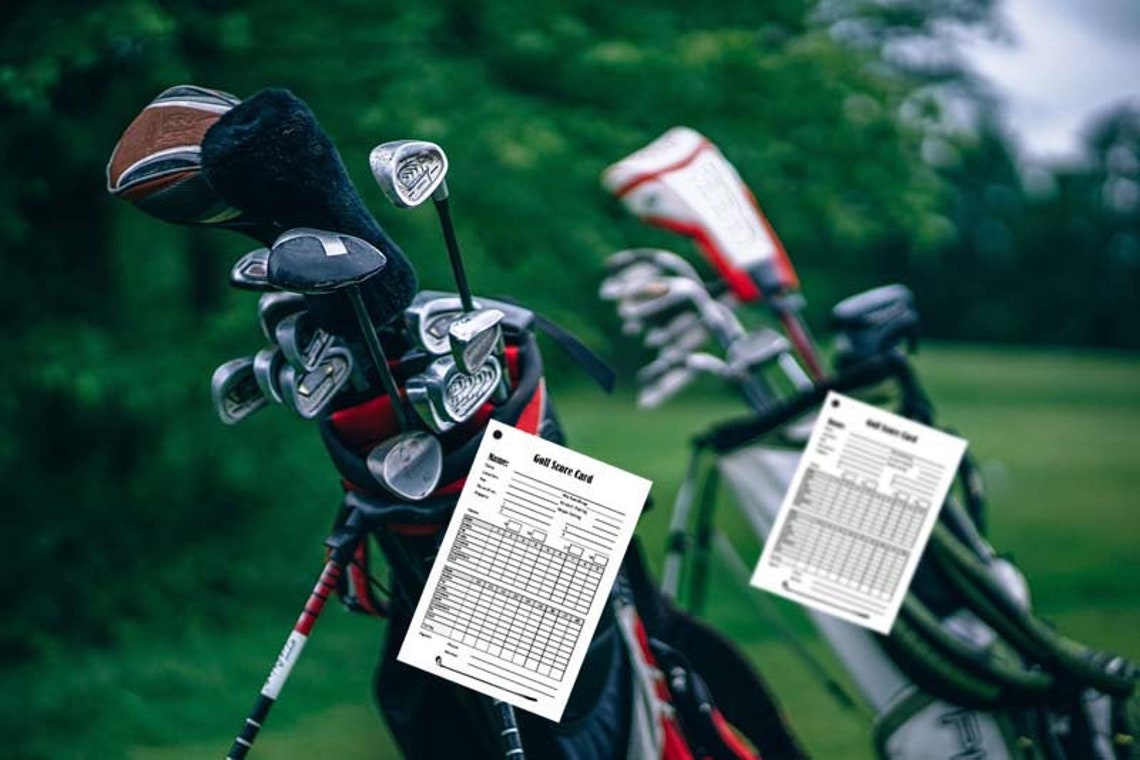 Golf Score Card Printable Download JPG/PNG/PDF Golf Records Golf Log ...