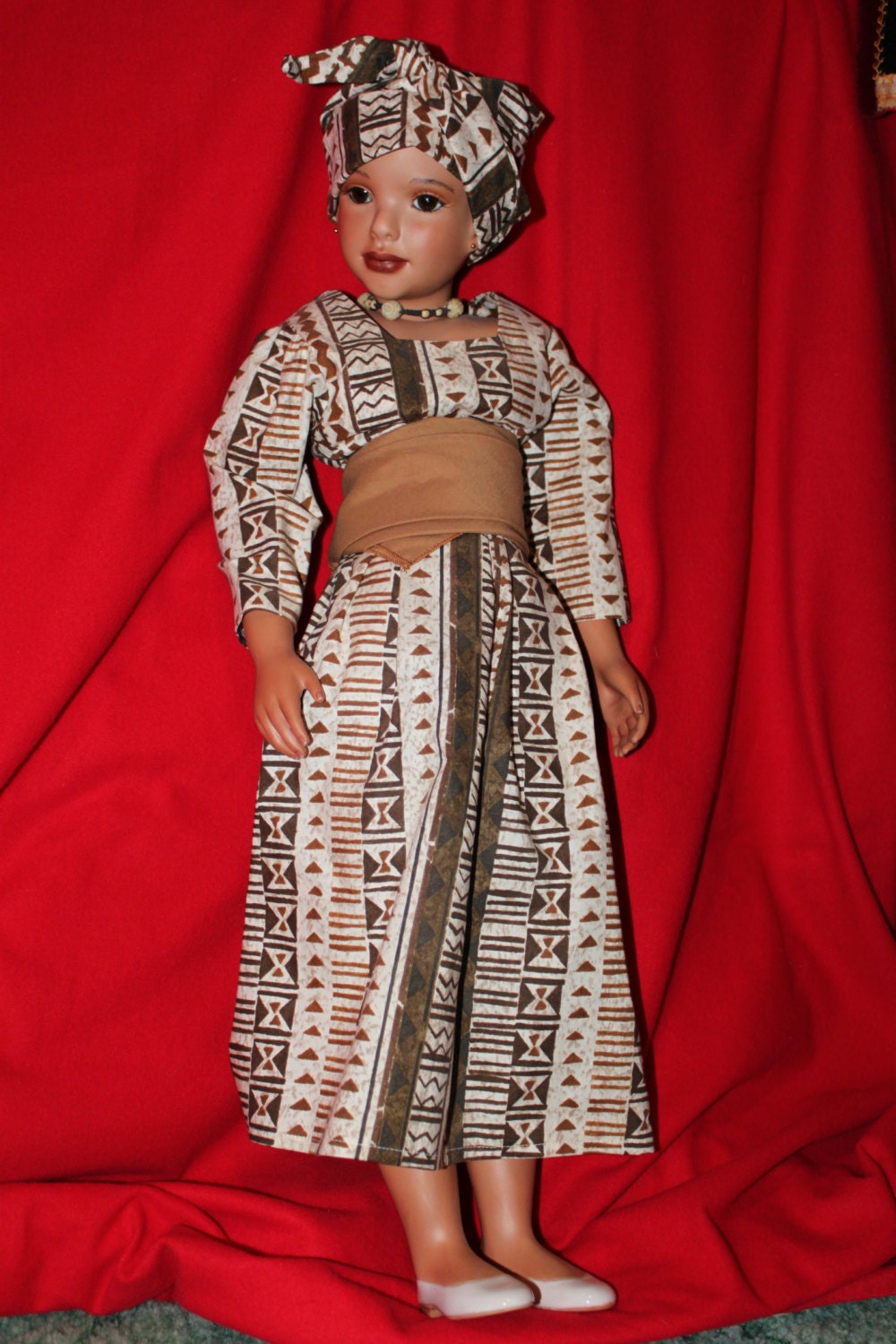 Porcelain Doll 28" - African - Etsy