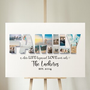 Family Photo Collage | Custom Collage | Personalized Wall Art ...