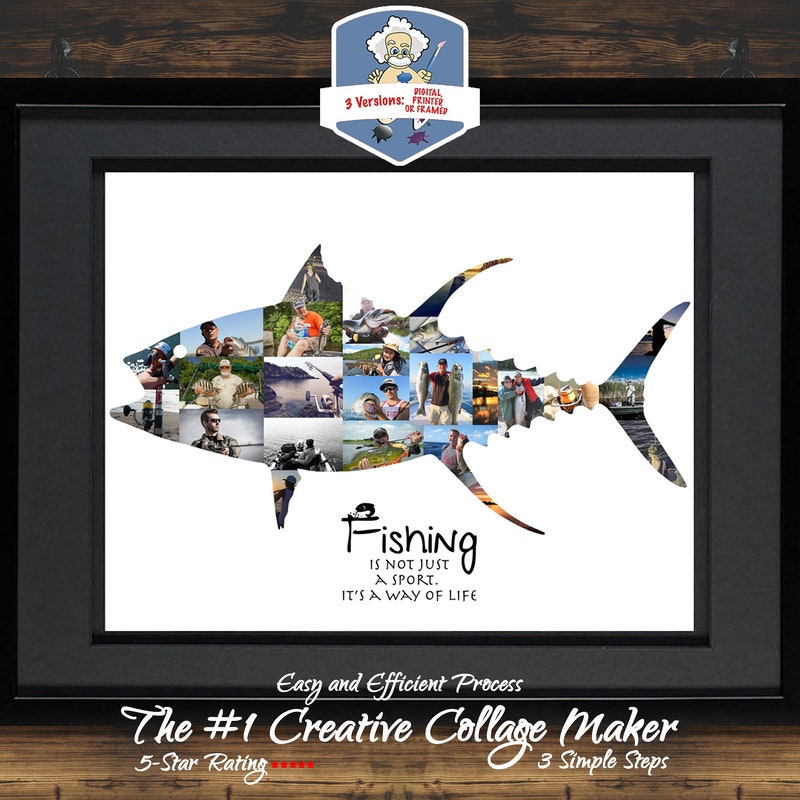 Fish Photo Collage - Etsy