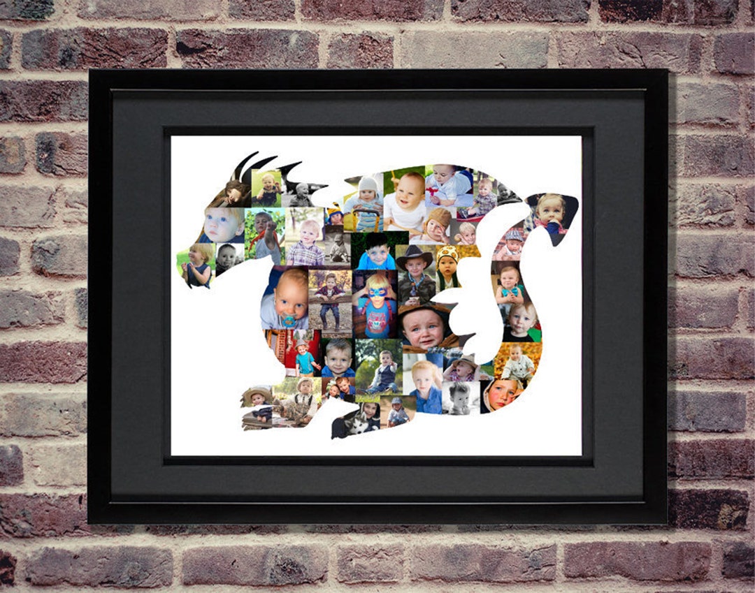 Dragon Photo Collage | Dragon Art | Dragon Wall Art | Dragon SVG ...
